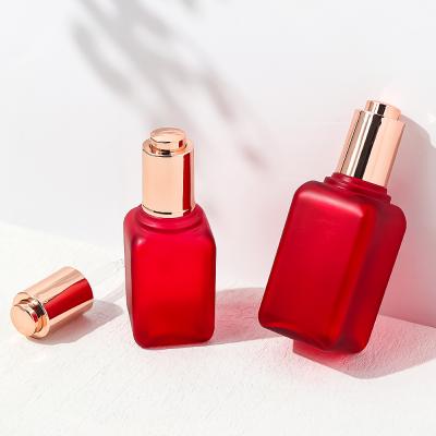 China Wholesale Thick-Wall Shatterproof PET Plastic Dropper Bottles for Customizable Serum Packaging for sale