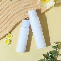 China White PET Flat Shoulder Toner Bottle | Custom Skincare Packaging Solution for Beauty Brands for sale