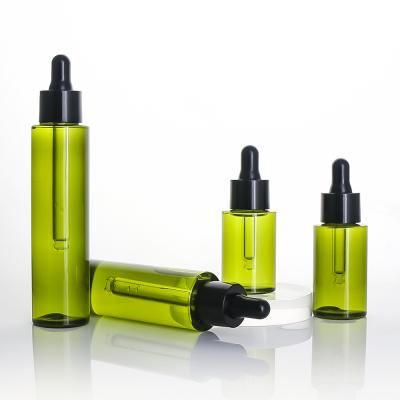 China Leak-Proof UV-Protective PET Plastic Dropper Bottles - Customizable for Skincare Serums & Oils (10-100ml) for sale