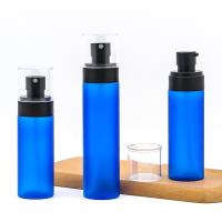 China Colorful Sandblasted Dual-Step Plastic Cosmetic Bottle with Dual Pump Options and Leak-Proof Design (10-100ml) for sale