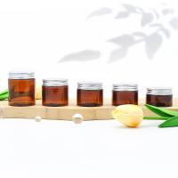 China Lightweight Shatter-resistant Amber PET Cream Jar Customizable for Skincare Packaging for sale