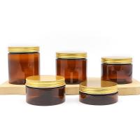 China UV Protective Amber PET Cream Jar for Modern Skincare Packaging with Shatter-Resistant and Recyclable Design for sale