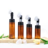 China Amber PET Foam Pump Bottle with UV Light Protection Leak-Proof Design and BPA-Free Material for Skincare for sale
