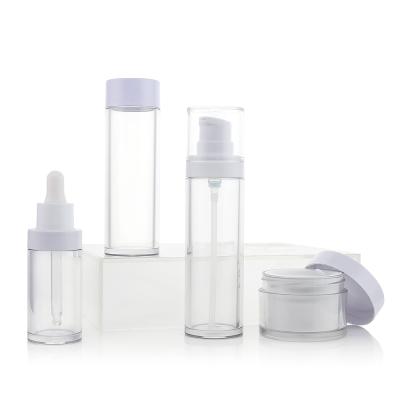 China Thick Wall Luxury Look Foam Pump Bottle Set - Customizable Cosmetic Bottles for Skincare Brands for sale