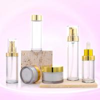 China Wholesale Customizable Leak-Proof Recyclable Thick Wall Plastic Cosmetic Bottle Set for Skincare Packaging for sale