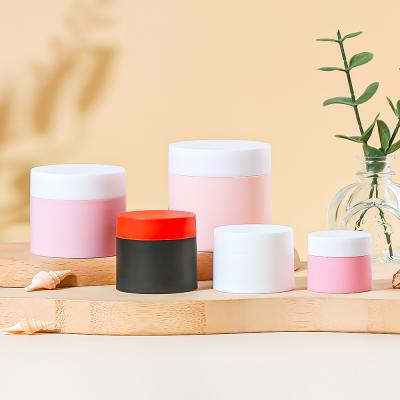 China Wholesale PP Cosmetic Cream Jar | Custom Plastic Cream Container for Skincare Packaging for sale
