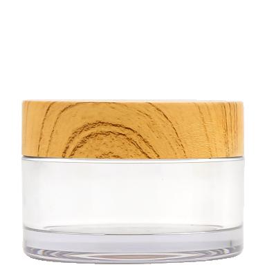China Leakproof Plastic Cream Jar with Customizable Sizes and Recyclable Material for Skincare Brands for sale