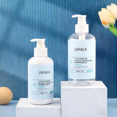 China Customizable Recyclable Lightweight PET Plastic Shampoo Bottle for Hair Care Packaging for sale