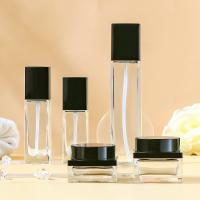 China Leakproof Ecofriendly Customizable Glass Cosmetic Bottle Set for Premium Skincare Packaging for sale