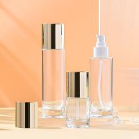 China Eco-Friendly Leak-Proof Clear Glass Bottle for Customizable Cosmetic Packaging for sale
