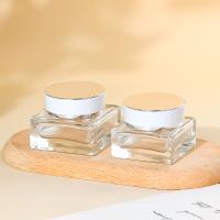 China Luxury Thick Wall Glass Cream Jar with Extra Thick Wall, Leak-Proof Seal, and Customizable Options for sale