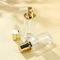 China Transparent Leak-proof Customizable Glass Lotion Bottle for Premium Skincare Packaging for sale