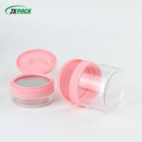 China Custom PET Flip Lid Cosmetic Jar for Cleansing Balm & Makeup Remover Packaging for sale