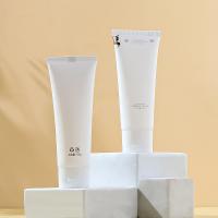 China Customizable Printing White Plastic Tube with Leak-Proof Sealing and Lightweight Design for Cosmetic Packaging for sale