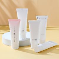 China Customizable Printing White Plastic Tube with Leak-Proof Sealing and Lightweight Design for Cosmetic Packaging for sale