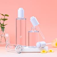 China Customized Logo Ultra-Clear PETG Dropper Bottle with Precision Dropper for Serum Packaging for sale