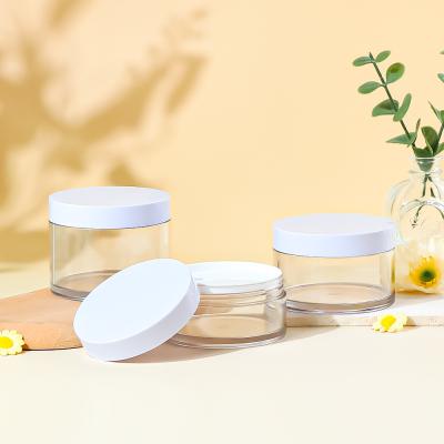 China High Transparency Lightweight & Durable Eco-Friendly & Recyclable Plastic Cream Jar for Skincare Packaging for sale