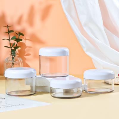 China BPA Free PET Cream Jar with Customizable Capacity and Leak-Proof Design for Cosmetic Packaging for sale