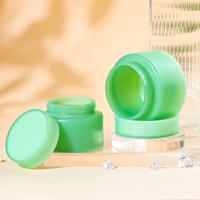China High-End Macaron Color Double Wall PP Cream Jar Manufacturer for sale