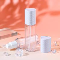 China High Transparency Leakproof Triangle PETG Thick Wall Bottle with Customizable Pump for Luxury Skincare for sale
