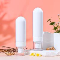 China High Impact Resistance PET Cosmetic Bottle with Round Bottom Inverted Design and Dual Pump Compatibility for sale