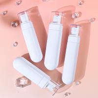 China PET Cosmetic Bottle with Round Bottom Inverted Design and Double Shoulder Structure - FDA Approved Plastic Cosmetic Bottle for sale