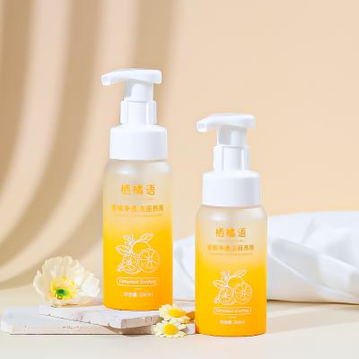 China PET Foam Pump Bottle for Facial Cleanser Packaging - Transparent Foam Bottle in 200ml 250ml 300ml for sale