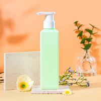China Square HDPE Shampoo Pump Bottle with Recyclable Leak Proof Design and High Impact Resistance for Hair Care Packaging for sale