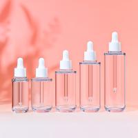 China Clear PETG Squeeze Dropper Bottle with High Transparency and Soft Squeeze System for Leakproof Skincare Packaging for sale