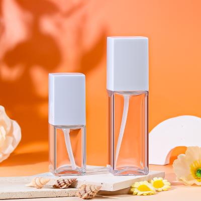 China Transparent Thick Wall PETG Cosmetic Bottle with Lotion Pump & Spray Options for Customizable Skincare Packaging for sale