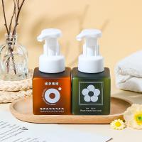China Square Design Matte Surface 250ml Capacity PET Foam Pump Bottle for Foaming Soap Dispenser for sale