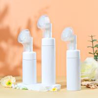 China PET Foam Pump Bottle with Brush for Facial Cleanser for sale