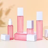 China Square PETG Thick Wall Cosmetic Bottle with Premium Lotion Pump & Spray Pump for Skincare Packaging for sale