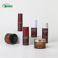 China Amber PET Cosmetic Bottle Set with Customizable Dimensions Leak Proof and High Impact Resistance for Skincare Packaging for sale