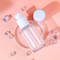 China Transparent PETG Thick Wall Cosmetic Bottle with Leak-Proof Sealing and Dual Pump Options for Skincare Packaging for sale