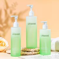 China Frosted Gradient PET Lotion Bottle with Durable Leak-Proof Pump for Shampoo and Skincare for sale