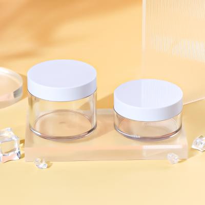China Recyclable BPA Free Plastic Cosmetic Jar with High Impact Resistance for Skincare Packaging for sale