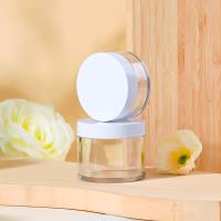 China Customizable Colors PET Plastic Cosmetic Cream Jar with Screw Cap for Skincare for sale
