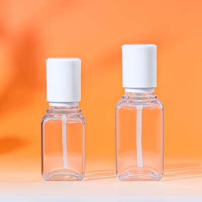 China Double Wall PETG Square Fine Mist Spray Bottle | Premium Skincare Packaging Solution for Toner & Essence for sale