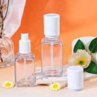 China Double Wall PETG Square Fine Mist Spray Bottle | Premium Skincare Packaging Solution for Toner & Essence for sale