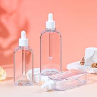 China Transparent PETG Dropper Bottle with Leak-Proof Structure and Space-Saving Design for Cosmetic Packaging for sale