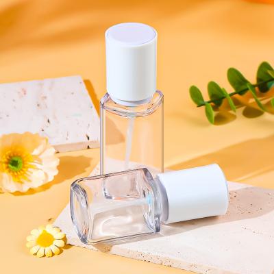 China Diamond Shape Double Wall PETG Cosmetic Bottle with Spray & Lotion Pump Options for sale