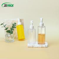 China Recyclable PET Plastic Lotion Pump Bottle with Modern Polygon Design for Customizable Cosmetic Packaging for sale