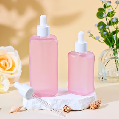 China OEM PETG Dropper Bottle Supplier | Custom Frosted Serum Packaging Factory Direct for sale