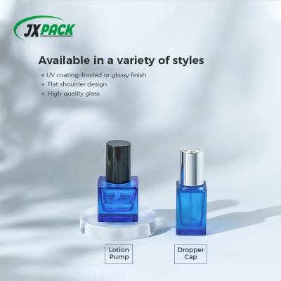China Customized luxurious glass serum bottle for sale