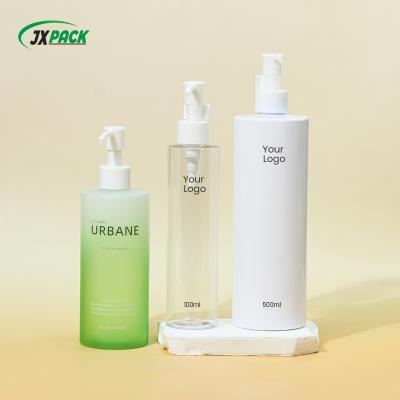 China Wholesale PET Lotion Bottle 200ml-500ml Leak-Proof Cosmetic Pump Bottle with Customizable Options for sale