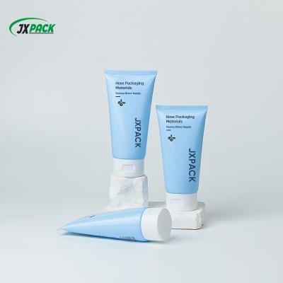 China 120ml PE Cosmetic Tube with Flip-Top Cap - Customizable Plastic Squeeze Tube for Skincare Packaging for sale