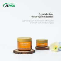 China High Transparency PET Cream Jar with Thick Wall Design and Wide Mouth for Skincare Packaging for sale