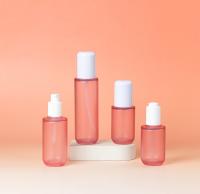 China Luxury Frosted PETG Cosmetic Bottle for Skincare & Serum Packaging for sale