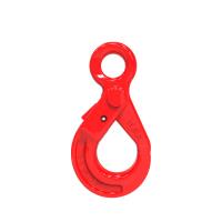 China SLR008-G80 US Type Eye Self-Locking Hook 1.2T to 8.2T WLL Forged Alloy Steel for sale